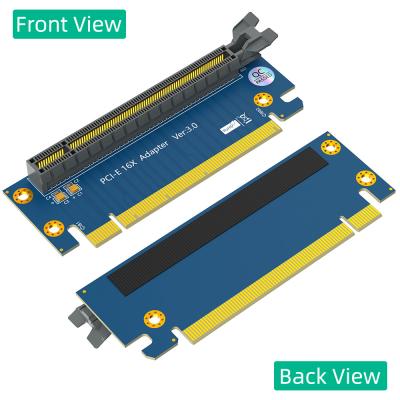 China Pci-E 16x Riser Card,PCI Express 3.0 16X Extension Cable 90 Degree High Speed Riser Card for sale