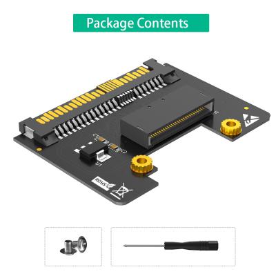 China U.2 SFF-8639 to NVMe Ruler 1U GEN-Z EDSFF Short SSD E1.S Carrier Adapter Upgrade for sale