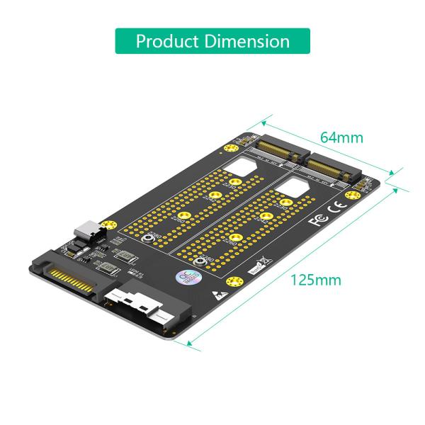 È richiesta una scheda madre a bifurcazione PCIe con doppia 2X M.2 NVME SSD a Slimline SFF-8654 8X Adapter