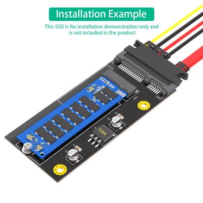 China 20+6 Pin SSD to SATA 2.5