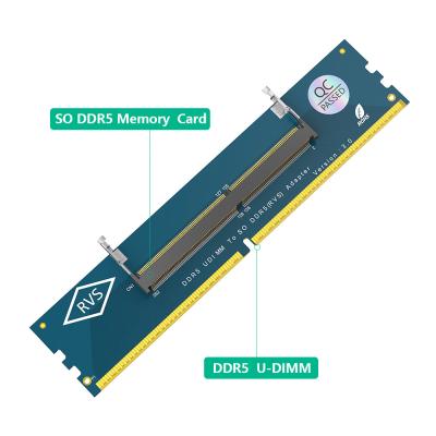 Chine Laptop DDR5  RAM to SO DDR5 U-DIMM Desktop Adapter Card, Memory Tester SO DDR5 to DDR5 U-DIMM Converter à vendre