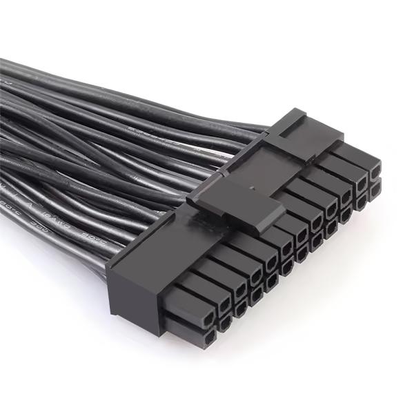 ATX 24 Pin Maschio 1 a 3 porte Femminile alimentazione alimentare PSU Splitter cavo da uno a due, accendendo una fonte di alimentazione può simultaneamente guidare e sincronizzare due fonti di alimentazione per avviare