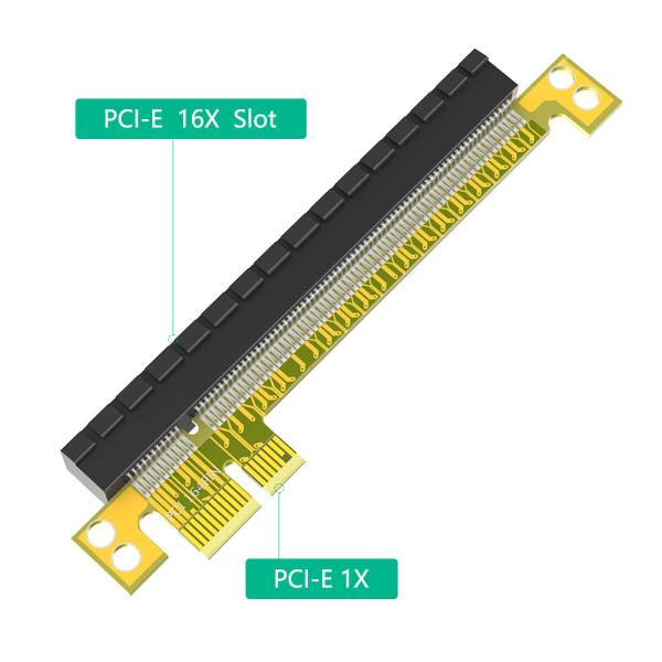 PCI-E Express 1x a 16x Extender Riser Card Adapter Estensione maschile a femminile per schede grafiche