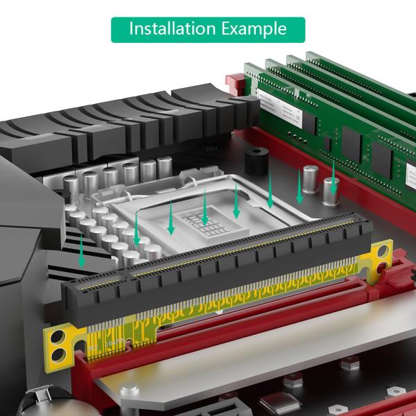 PCI-E Express 1x a 16x Extender Riser Card Adapter Estensione maschile a femminile per schede grafiche