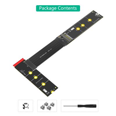 China Cabo de Extensão SSD NVMe M.2 M-Key NGFF de 90 Graus para Upgrade da Versão à venda