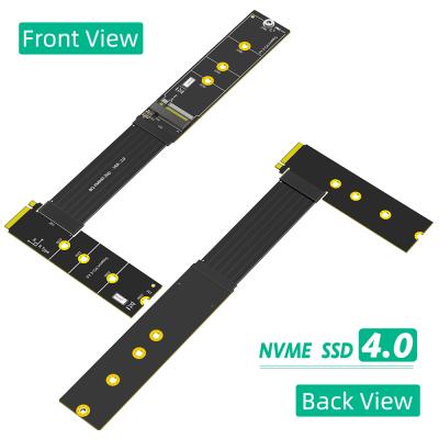 China Cabo de Extensão SSD NVMe M.2 M-Key NGFF de 90 Graus para Upgrade da Versão à venda