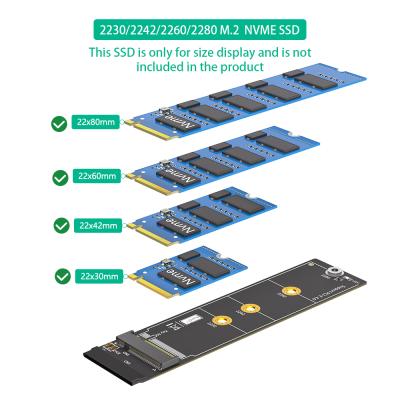 China Cabo de Extensão SSD NVMe M.2 M-Key NGFF de 90 Graus para Upgrade da Versão à venda