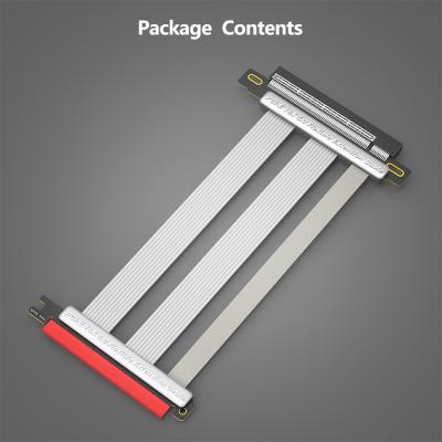 Cina Miglior marchio PCI-E Express ad adattatore PCI 16X Flexible Riser Cable PCIE 5.0 (180 gradi) scheda di estensione GPU in vendita