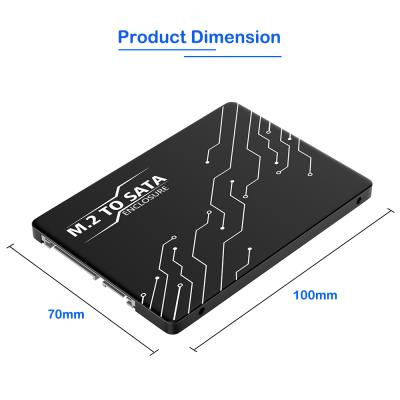 중국 M.2 키 B에서 SATA III SSD 어댑터 2.5 인치 장치 판매용