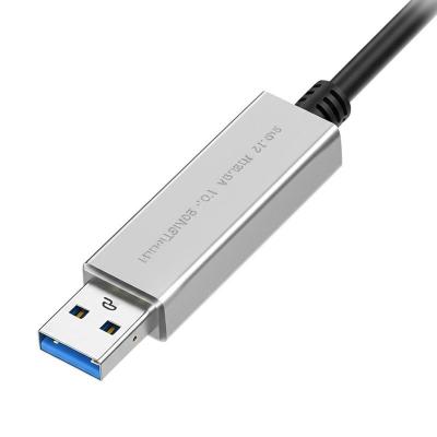 China USB 3.0 Typ-C Schnittstellen-Typ Glasfaserkabel Adapter für SATA III 2,5" HDD Schnelle Datenübertragung und Geschwindigkeitsleistung zu verkaufen
