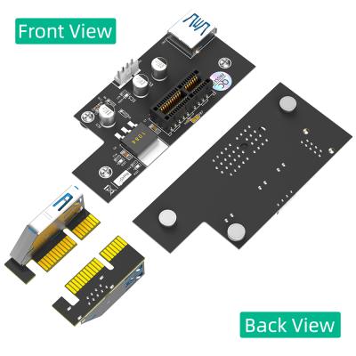 Cina Adattatore Riser PCI-E 1X a 16X 22cm con Piedini Magnetici in vendita