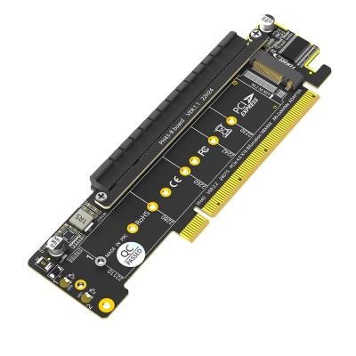China Dual NVMe PCIe 4.0 Adapter for M.2 SSD, 18x9cm, 1 Year Warranty for sale