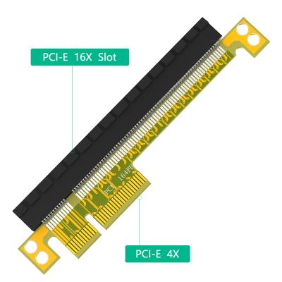 China PCI-E 4X to 16X Riser Card 107.6mm for Laptop PCI Express 3.0 for sale