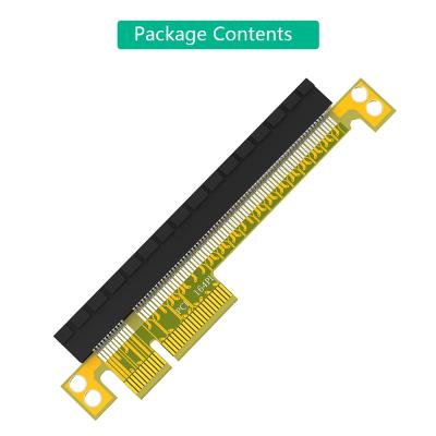 China PCI-E 4X to 16X Riser Card 107.6mm for Laptop PCI Express 3.0 for sale