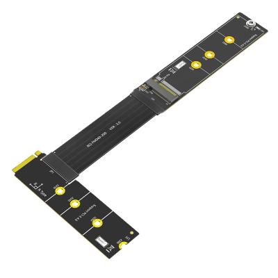 Cina 90 gradi M.2 NVMe SSD Cable di estensione 30cm Trasferimento dati ad alta velocità in vendita