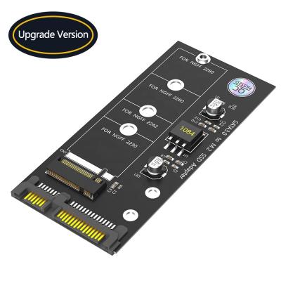 China M.2 NGFF to SATA Adapter Card B Key/B & M Key SSD Converter NGFF M2 to 2.5 Inch SATA III Drivers  (Not for M.2 NVME) for sale