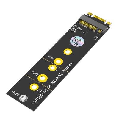 China New Version M.2 (NGFF) Key B+M to Key M Adapter for PCI-E Bus SSD for sale