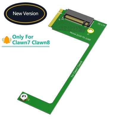 China For MSI Claw7 Claw8 Conversion 2230 to 2280 SSD Hard Drive Expansion Adapter NVME M-Key M.2 PCIE 4.0 Adapter for sale