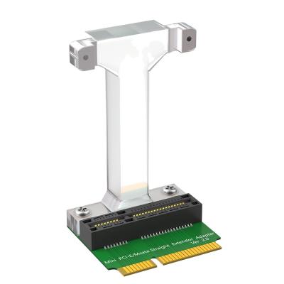China Mini PCI-E/mSATA Adapter with Vertical Installation Pin to Pin Design and Plastic Support Frame for 3G/4G WWAN LTE GPS and MSATA Card for sale