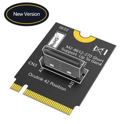 China M.2 NVMe PCIe 4.0 X4 to SFF-8612 OcuLink Adapter for 2230 M-Key SSD and eGPU for sale