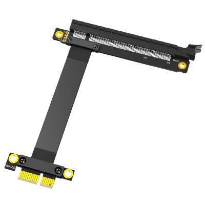 China 25cm Length PCI-E Riser Cable with PCI-E 3.0 and Flexible Cable for GPU Extension for sale