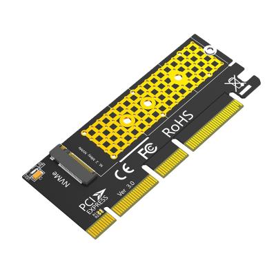 China High-Speed Data Transmission PCI-E Adapter with PCI-E X16 Interface and 12 Months Warranty for M.2 NVME SSD for sale