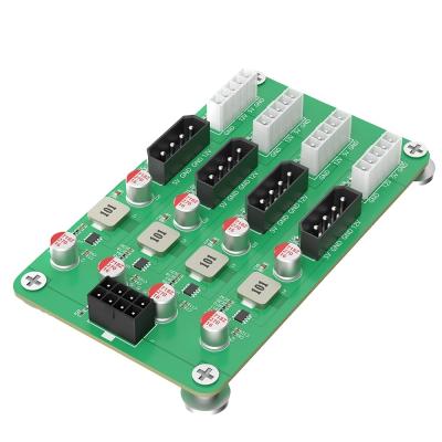 China New Version ATX Power Supply Breakout Board with 5V/12V Output 3A Maximum and Magnetic Foot Pad for ATX PSU and SATA HDD for sale