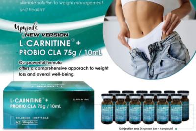 China 75g 10ml Weight Loss Skin Whitening Glutathione Injection L Carnitine Probio CLA for sale