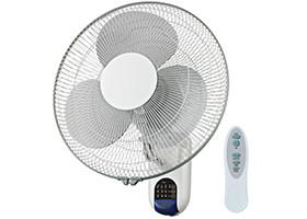 China 16'' Plastic Wall Hanging Fan , Remote Control Decorative Wall Mounted Fans for sale