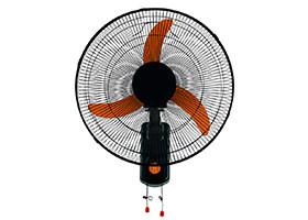China Hydroponic 3 Speed Electric Wall Fan , Grow Room Oscillating Wall Mount Fan for sale
