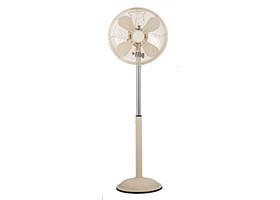 China 16 Retro Electric Pedestal Stand Fan , Oscillating Home Hotel Stand Up Rotating Fan for sale