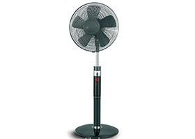 China Strong Wind 50Hz Floor Standing Fan , ETL 125mm Remote Control Pedestal Fan for sale