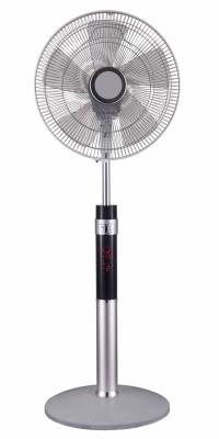 China 50Hz 1200mm Figure 8 Oscillating Fan With Remote Control 16 Inch 5 Blade for sale