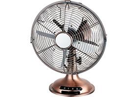 中国 45W 3速度の個人的な扇風機、空冷オイルは青銅色の旧式な机ファンを摩擦しました 販売のため