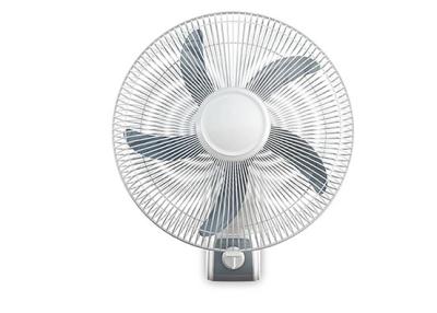 China White Small Wall Mounted Electric Fan 90 Degree 3 - Speed Low Noise for sale
