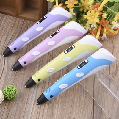 China 3D Printing Pen 1.75mm ABS/PLA Smart 3D Pen Drawing Pen 3D Free Filament For Kids Christma for sale