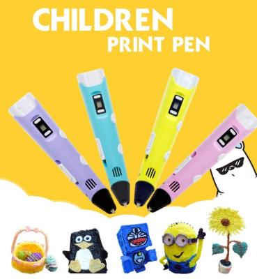China 3D Printing Pen 1.75mm ABS/PLA Smart 3D Pen Drawing Pen 3D Free Filament For Kids Christma for sale