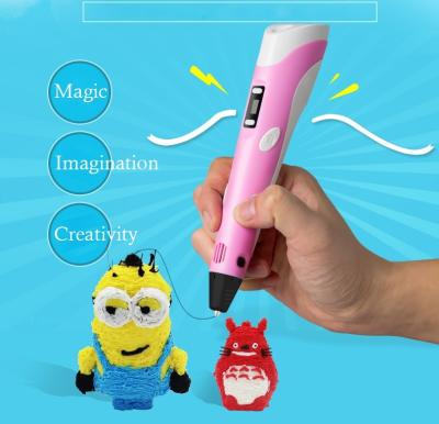 China 3D Free Filament For Kids Christmas,3D Printing Pen 1.75mm ABS/PLA Smart 3D Drawing Pen for sale