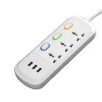 China Multi outlet Universal Type Extension Socket With On/Off Switch USB for sale