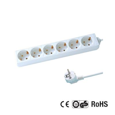 China Germany Type Extension Socket With 1.5m Wire CE/GS Certificate for sale