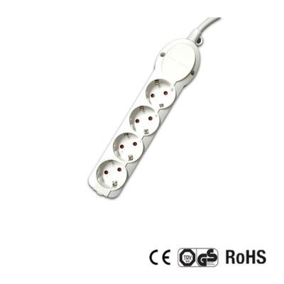 China Germany Type Extension Socket With 1.5m Wire, CE/GS Certificate for sale