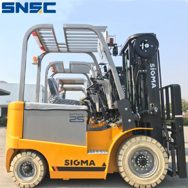 FB25 2.5ton electric forklift front view