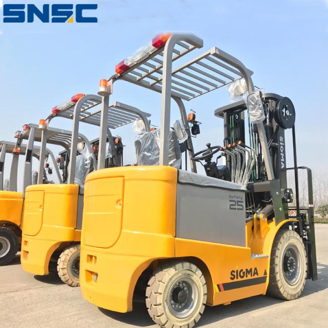 FB25 electric forklift side view