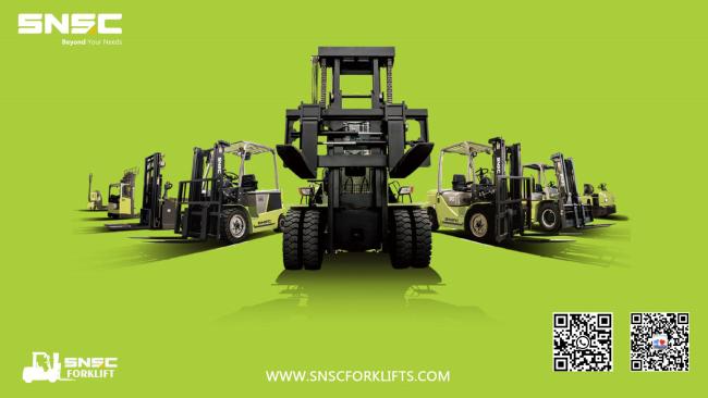 3.5 ton push pull slip sheet diesel forklift in operation