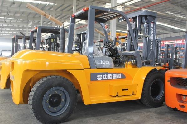 Quality Customized 10 Ton Diesel Forklift 3000mm-6000mm Lift Height for sale