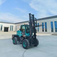 Quality 4x4 Forklift 3.5 Ton 5 Ton 7 Ton Articulated Rough Terrain Forklift for sale