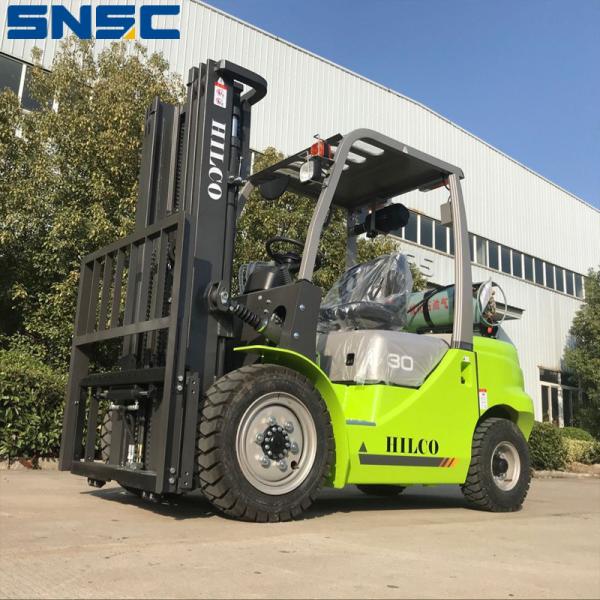 Quality 6m Lifting High Mast Forklift LPG Gas Forklift 3000kgs Load Capacity for sale