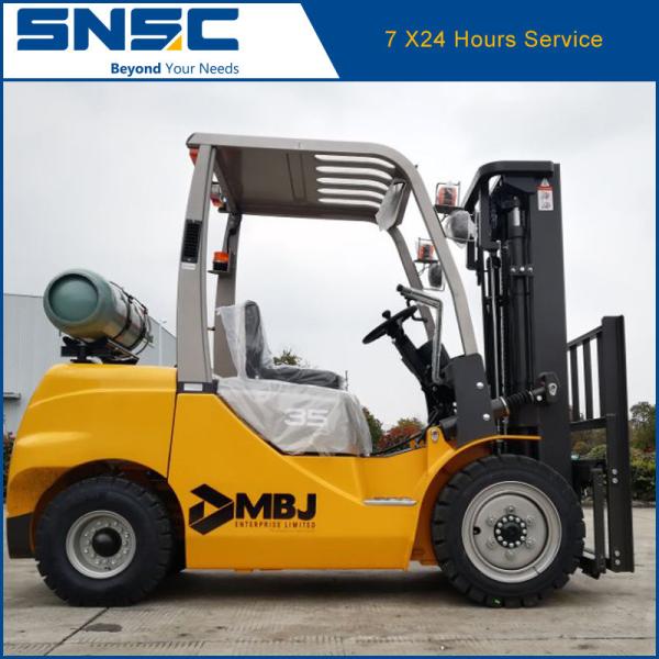 Quality Japan NISSAN K25 Gasoline Forklift SNSC LPG Counterbalance Forklift for sale