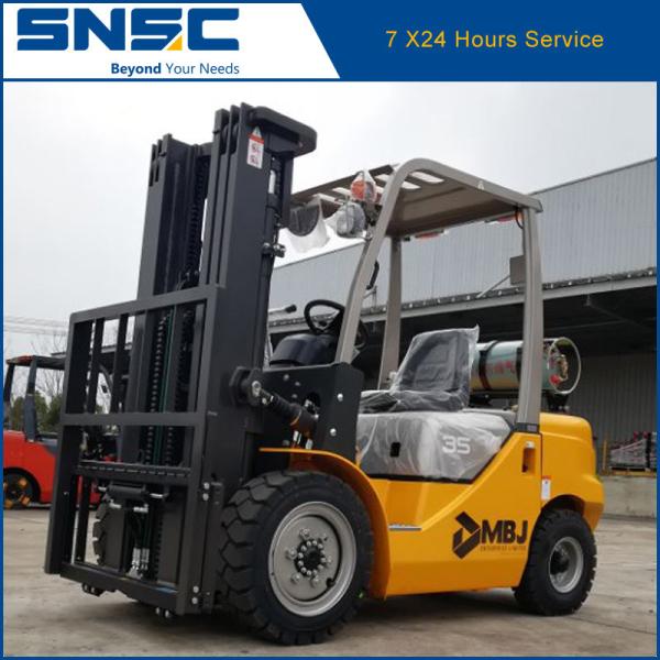Quality Japan NISSAN K25 Gasoline Forklift SNSC LPG Counterbalance Forklift for sale
