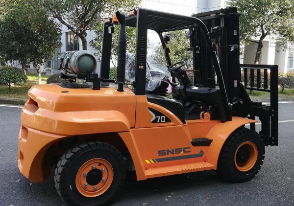 Quality CE 7 Ton Propane Gas Forklift Gasoline Forklift With USA PSI Engine for sale